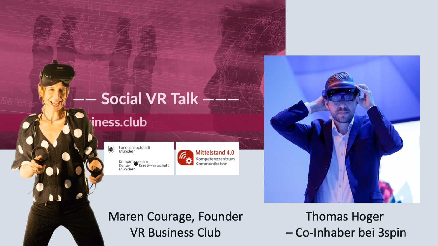 VR Business Club - Social VR Talk - AR und VR Trainings erstellen und ...